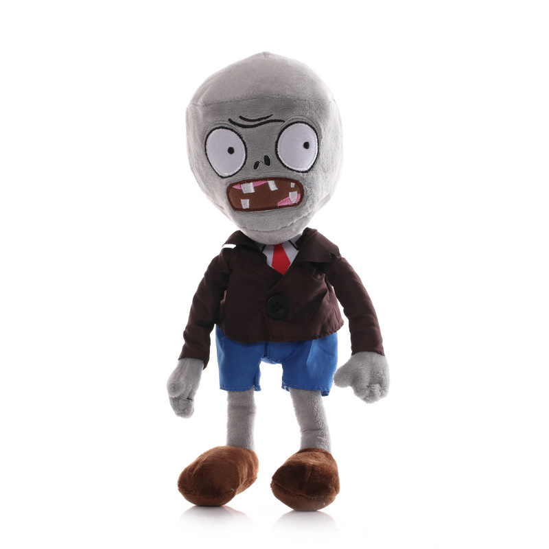 Plants VS Zombies Plush Toy Stuffed Animal - Grey Zombie 28cm/11Inch Tall