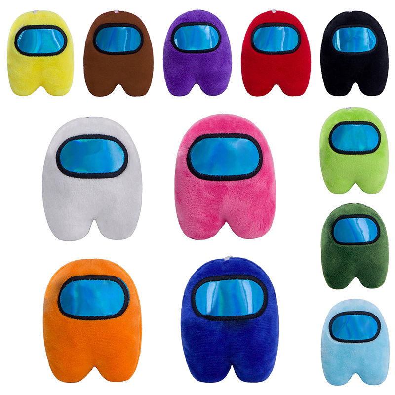 Among Us Plush Toys Stuffed Dolls Laser Version for Game Fans 10cm ...
