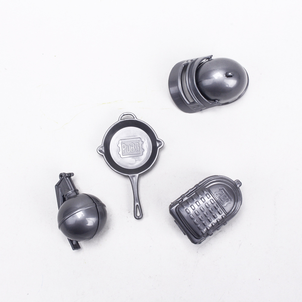 10 Sets 4-In-1 PUBG Game Weapons Accessories Mini Action Figures ...