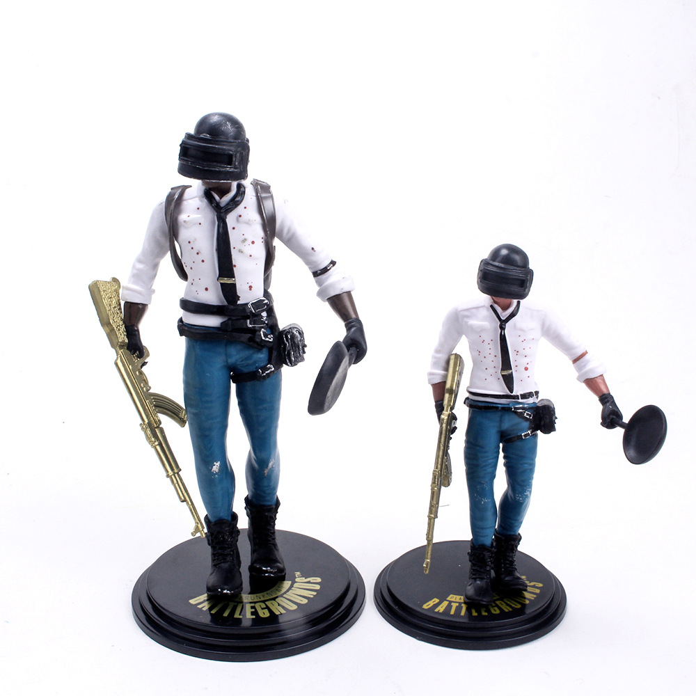 PUBG Game Characters Mini Action Figure Figurine Cake Topper Decoration ...