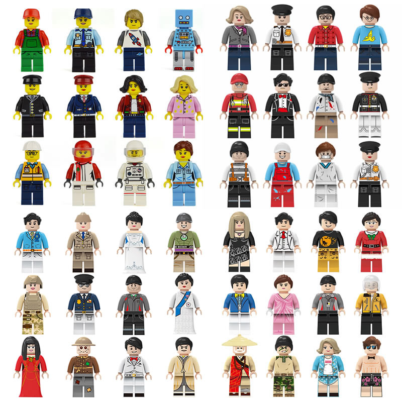 Urban Professionals Minifigures Building Blocks Mini figures Bricks ...