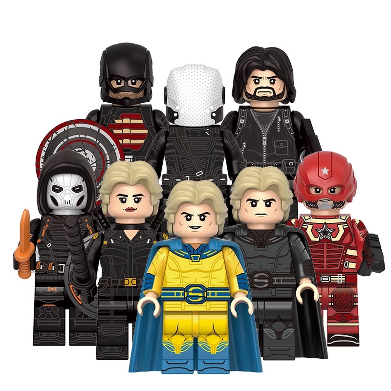 8-Pack Super Heroes Thunderbolts Winter Soldier US Agent Yelena ...