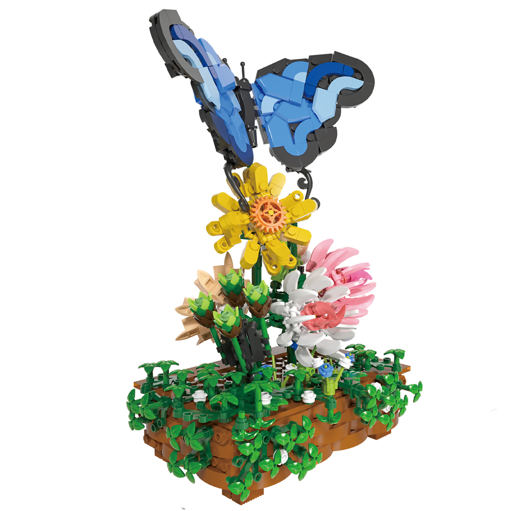 Insect Collection Building Blocks Kit Butterfly Display Model 686Pcs ...