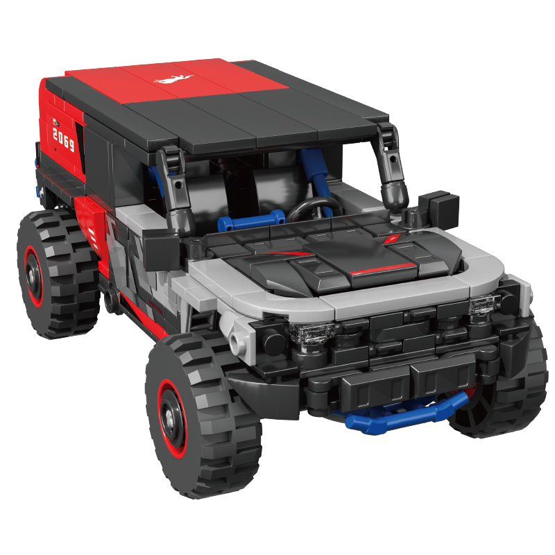 SUV Model Wild Horse R Building Blocks Kit DIY Bricks Educational Toys ...