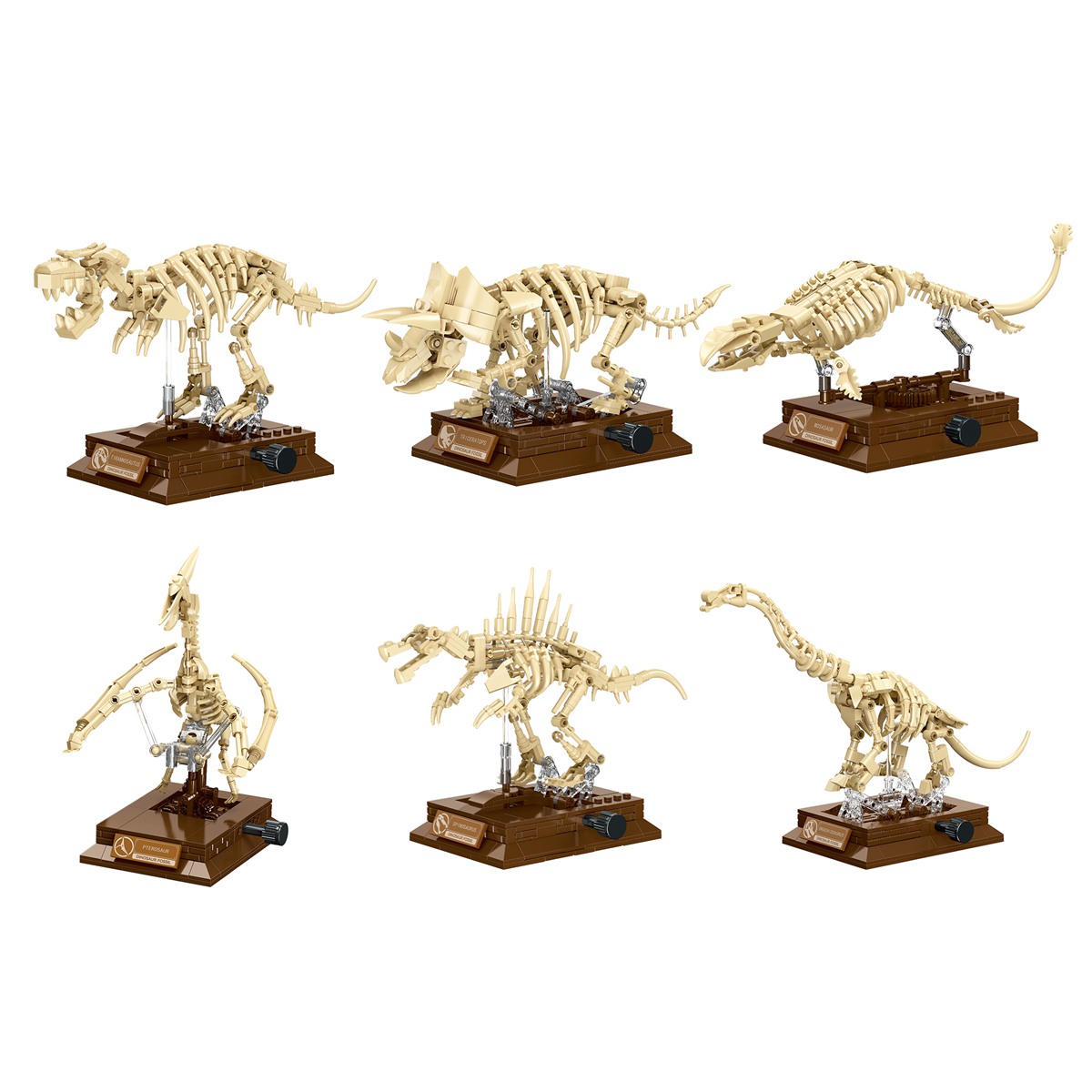Dinosaur Museum Building Blocks DIY Bricks Dinosaurs Models Kid ...